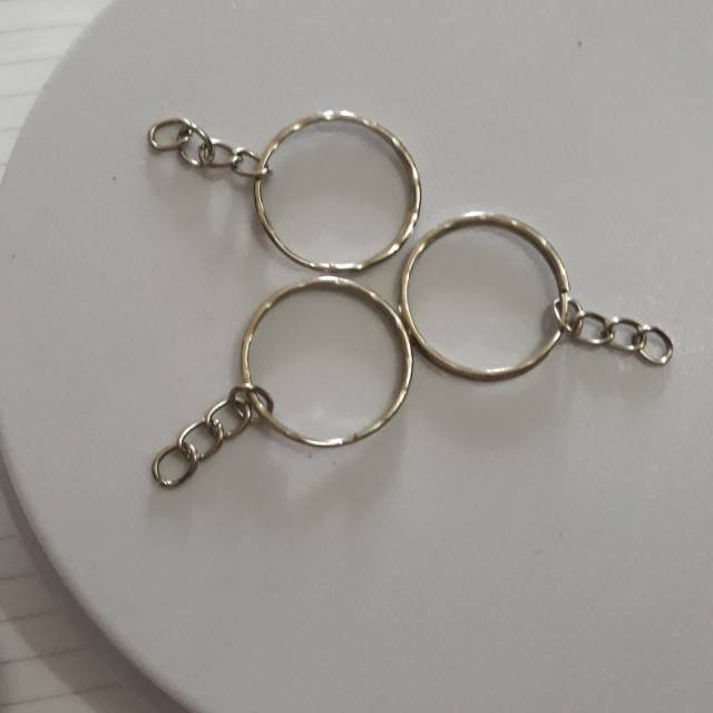 Jual Ring ganci ulir + rantai per bungkus | Shopee Indonesia