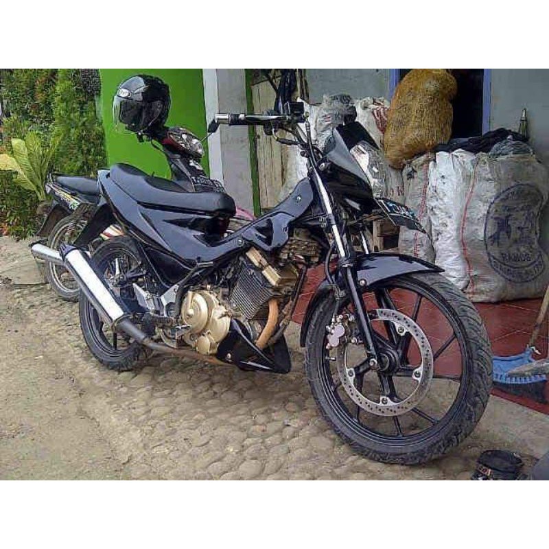 Jual PAKET sayap/legshield dan cowling raider 150 buat satria f fu f150 ...