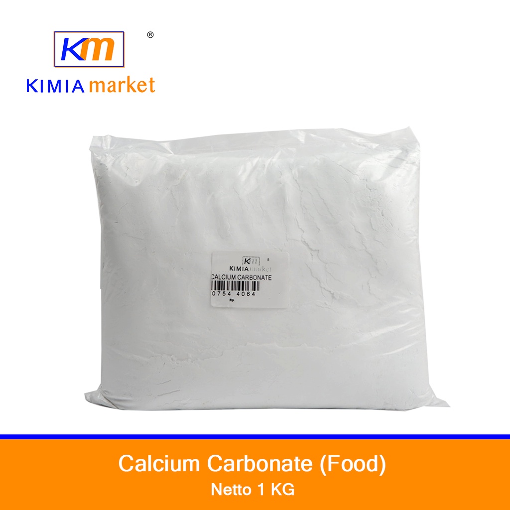 Jual Calcium Carbonate Food Grade 1KG/ Ca CO3 food grade / Food Additive / Carbonate 2500mesh ...