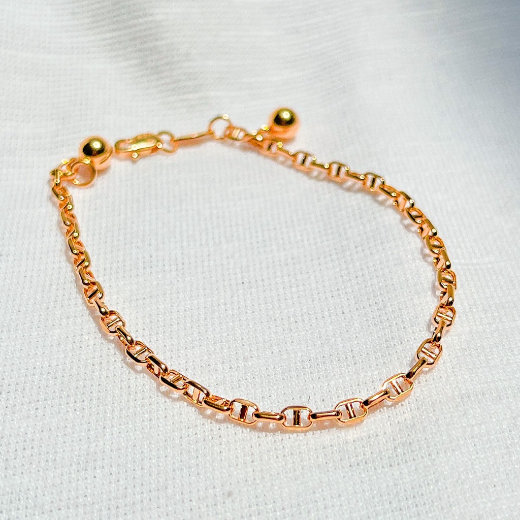 Jual Gelang rantai tangan anak dan dewasa emas asli kadar 700 70% 16k ...