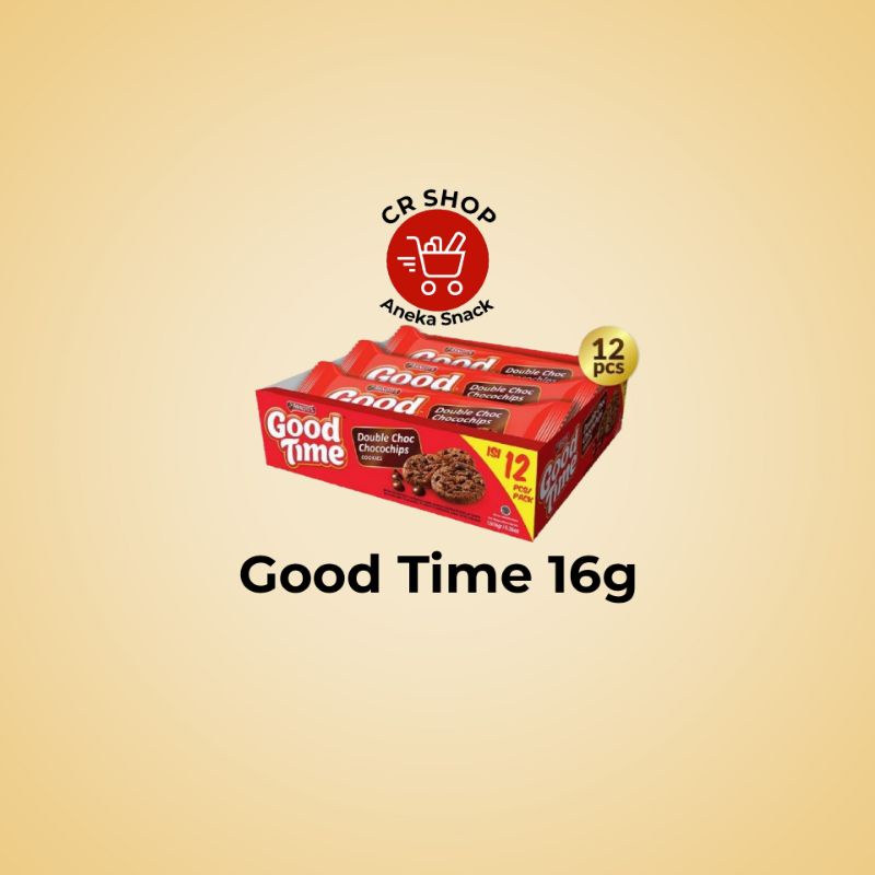 Jual PROMO!!! Good Time Double Choco @16G (1Box = 12 sachet) | Shopee ...