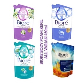 Jual Biore Body Foam Moisture Care Reffil 450Ml | Shopee Indonesia