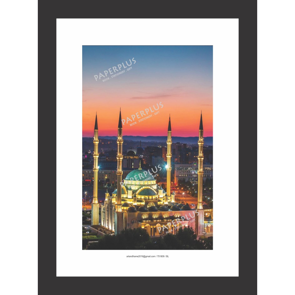 Jual DEKORASI HIASAN DINDING / PIGURA / FRAME / POSTER A3 MASJID_188 ...