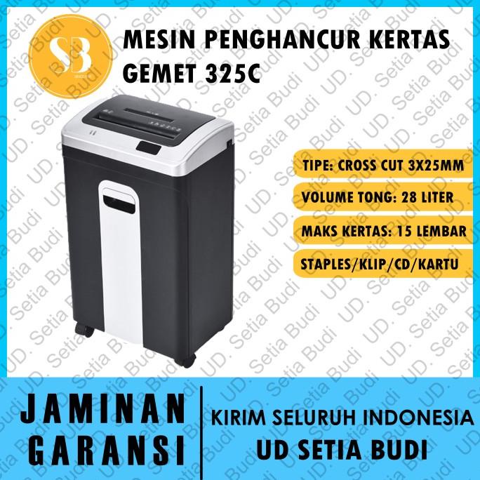 Jual Mesin Penghancur Kertas Gemet 325C Asli dan bergaransi | Shopee ...