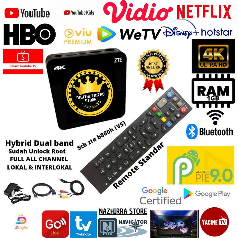 Jual ANDROID TV BOX V5 ( B860H ) SIAP PAKAI ( OPEN ALL CHANNEL ) | Shopee Indonesia