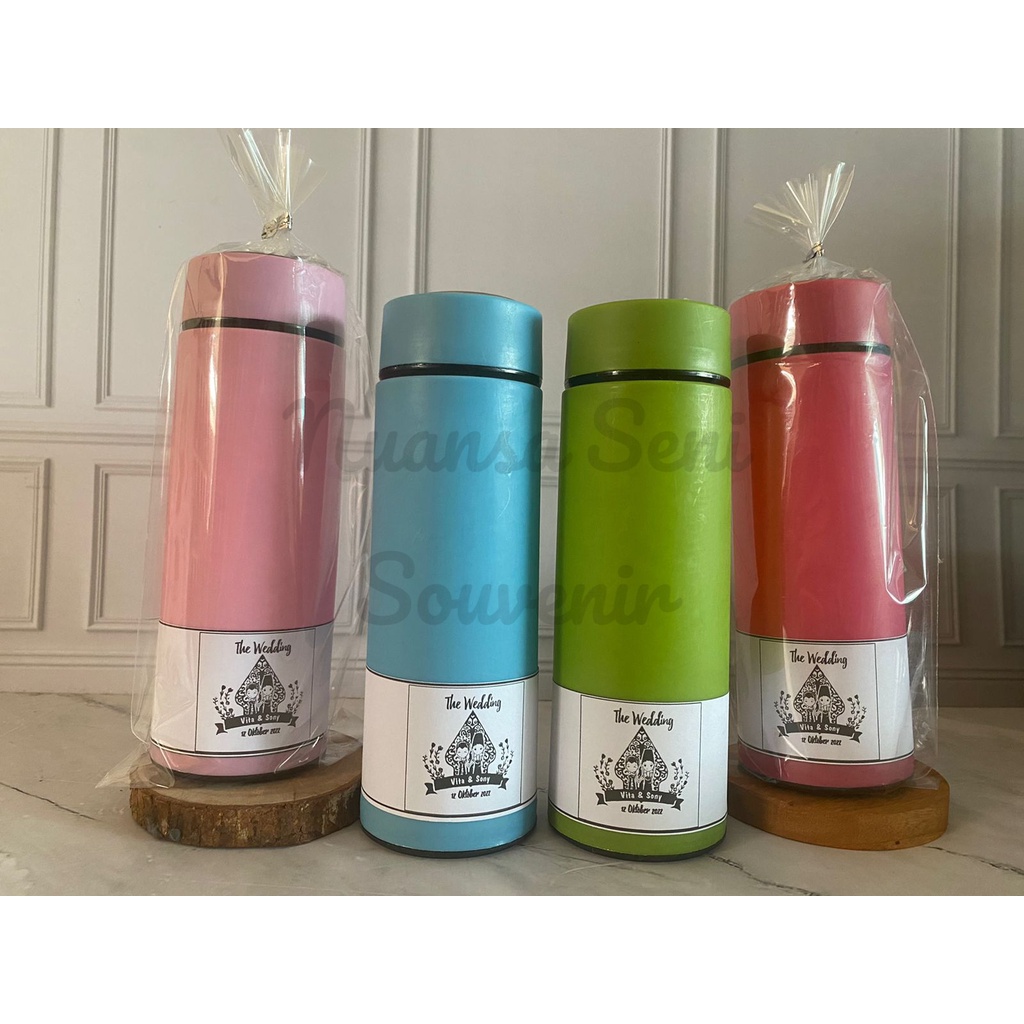 Jual Souvenir Botol Minum Tumbler Botol Kaca 6 oup Polos Termos Kaca ...