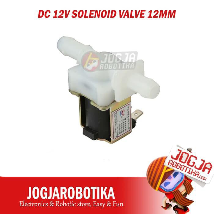 Jual DC 12V SOLENOID VALVE 12MM Katup Kran Air Elektrik 12V DC 12mm ...