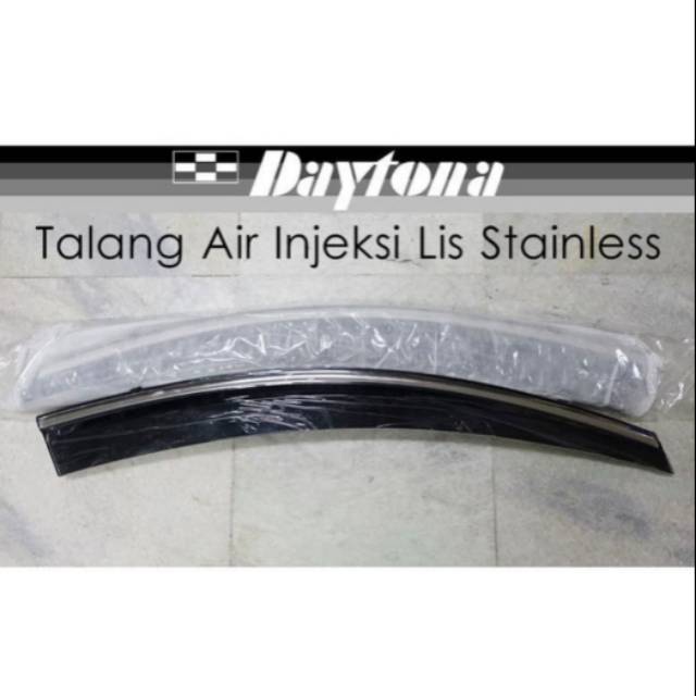 Jual DAYTONA Talang Air Injeksi Toyota Fortuner 2016- Lis Stainless | Shopee Indonesia