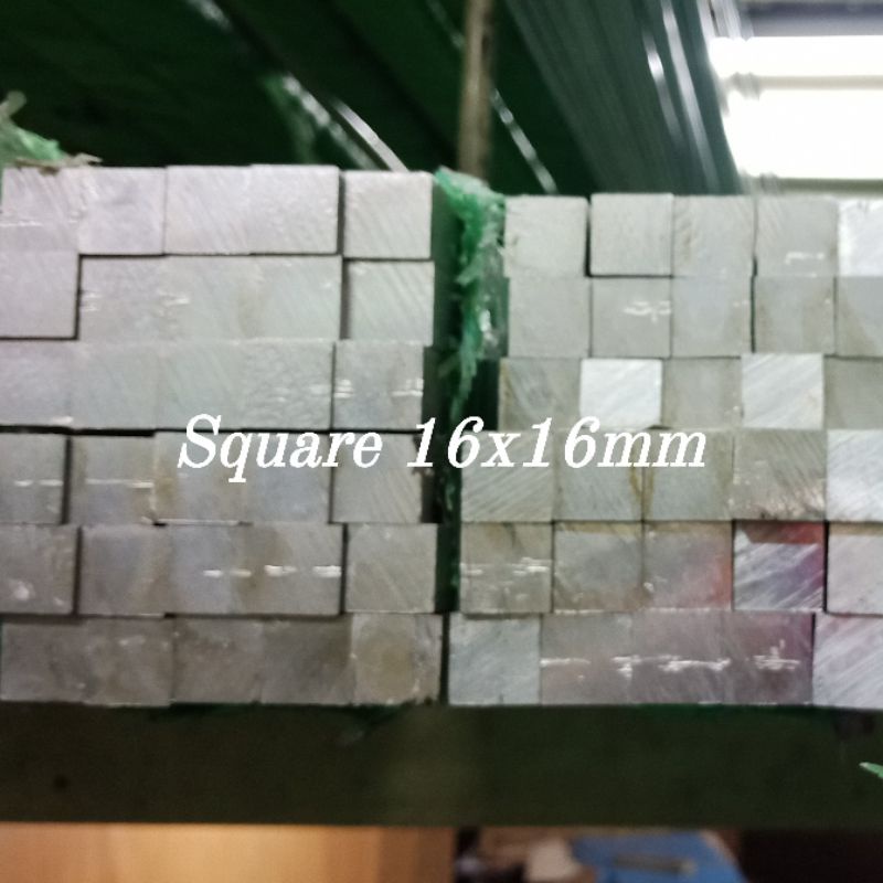Jual Plat Square Aluminium 16 x 16 / as kotak alumunium per 10cm ...