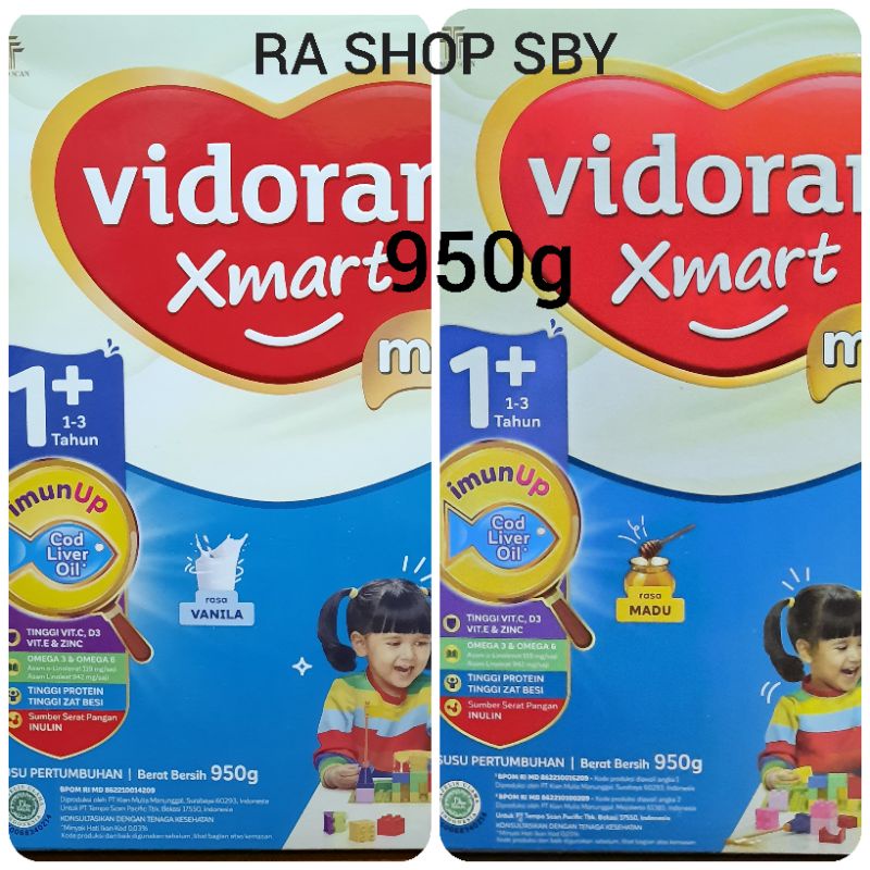 Jual Susu Vidoran Smart +1 925g dan 725g rasa vanila dan vanila | Shopee Indonesia