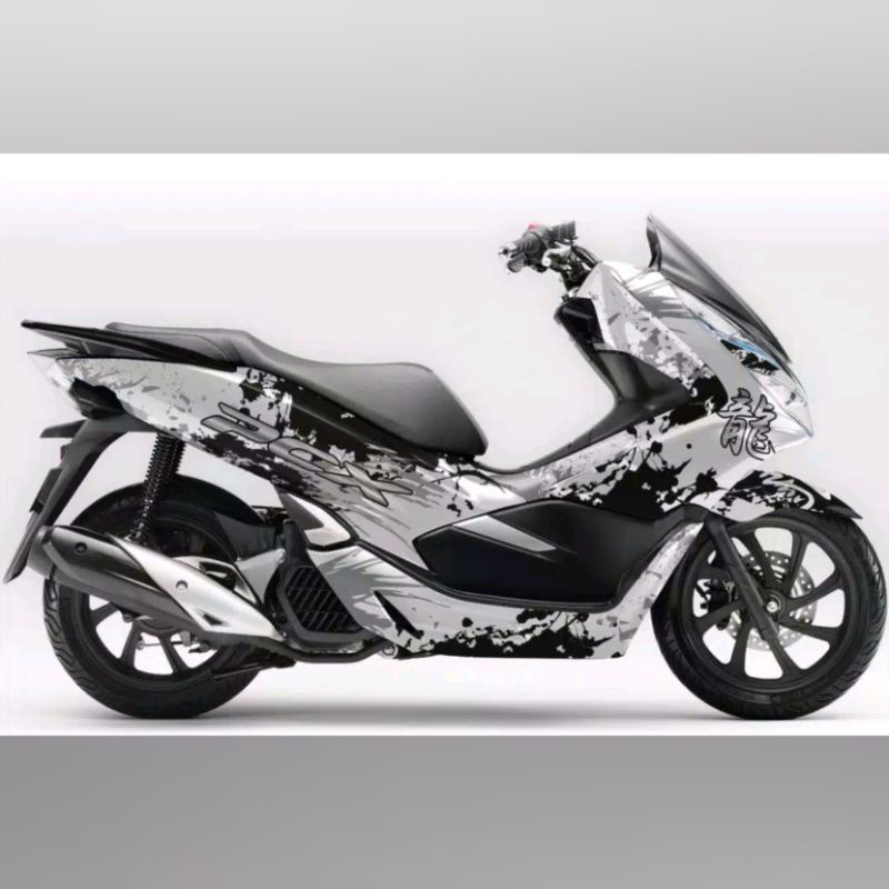 Jual Stiker Decal pcx fullbody 2020 putih hitam | Shopee Indonesia