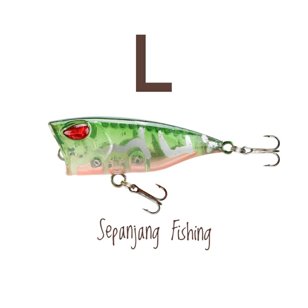 Jual Mini popper UL ~ 4 cm / 3,3 gram ~ mikro popper mini ~ target ...