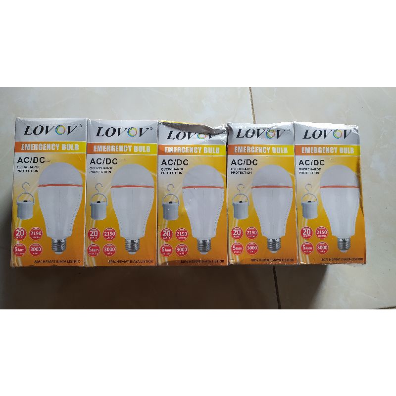 Jual lampu emergency led Merk Lovov 20 watt | Shopee Indonesia