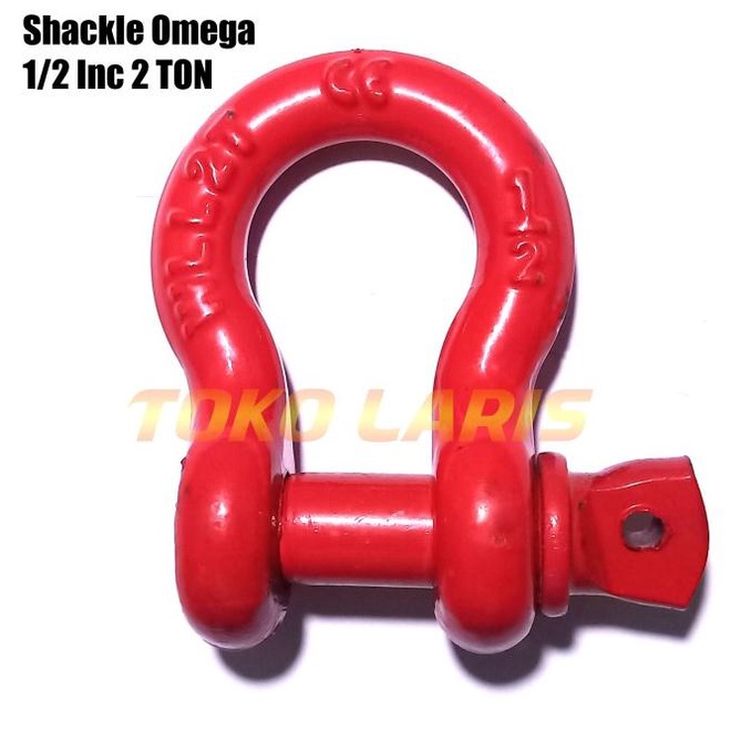 Jual ,,,,,,,] Shackle Omega 1/2 " kapasitas 2 Ton Merah | Shopee Indonesia