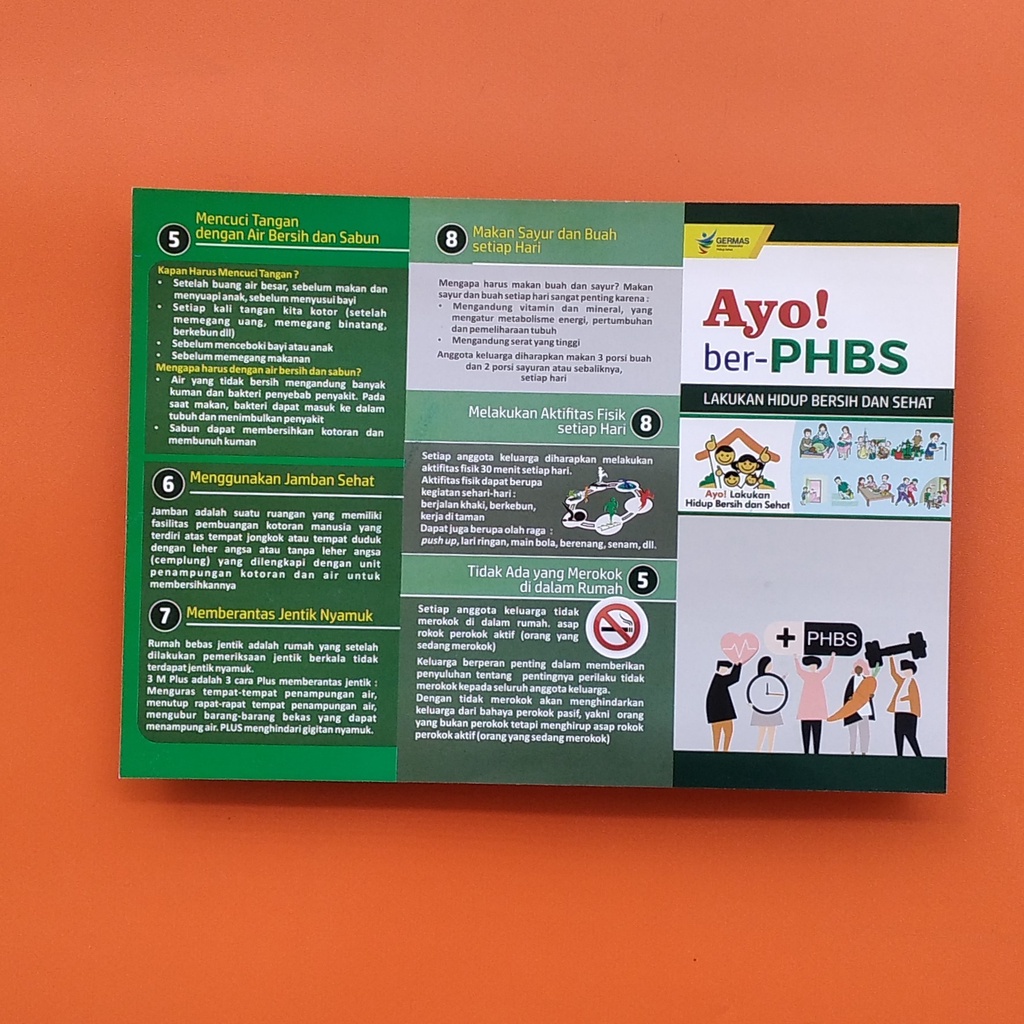 Jual Leaflet atau Brosur - Ayo ber-PHBS |Lakukan Hidup Bersih dan Sehat ...