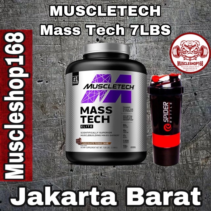 Jual Muscletech Mass Tech Masstech Elite Gainer 6 Lbs Lb Shopee Indonesia