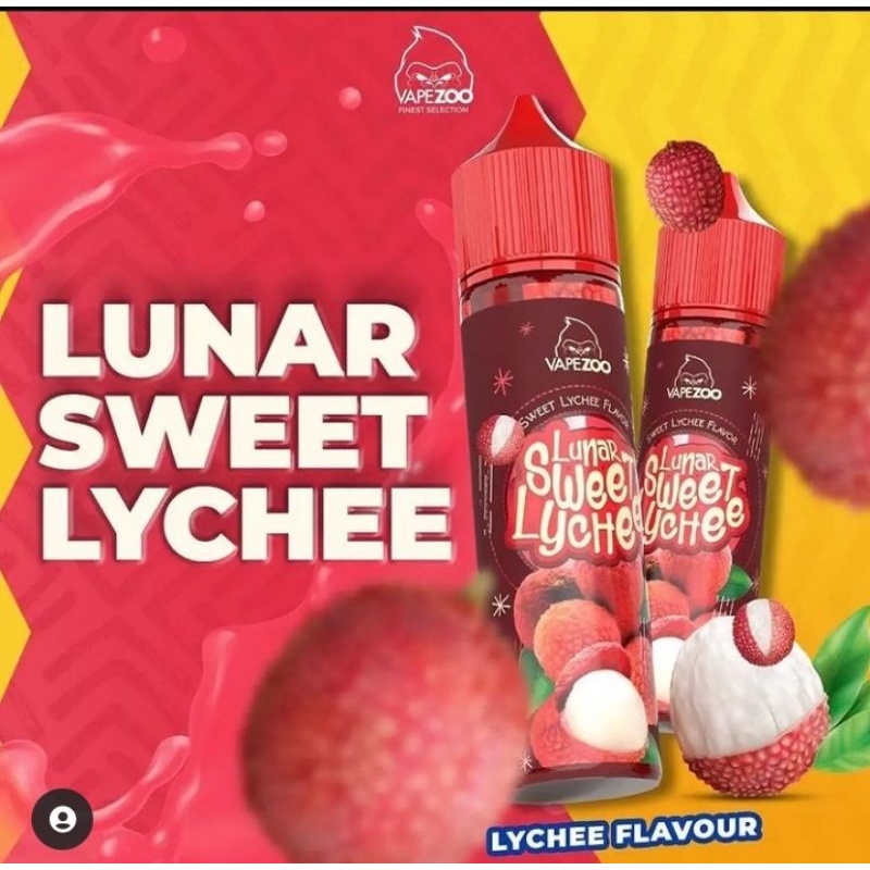 Jual Liquid Lunar Sweet Lychee 60ml - Lunar lychee Leci | Shopee Indonesia