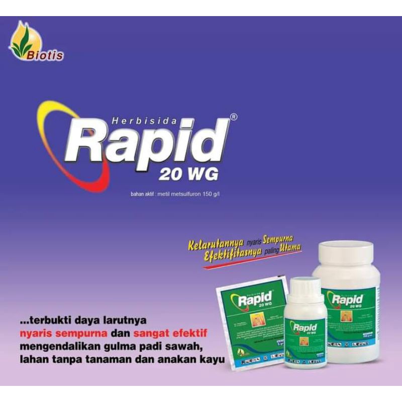Jual Herbisida RAPID 20 WG (kemasan 5 gram) | Shopee Indonesia