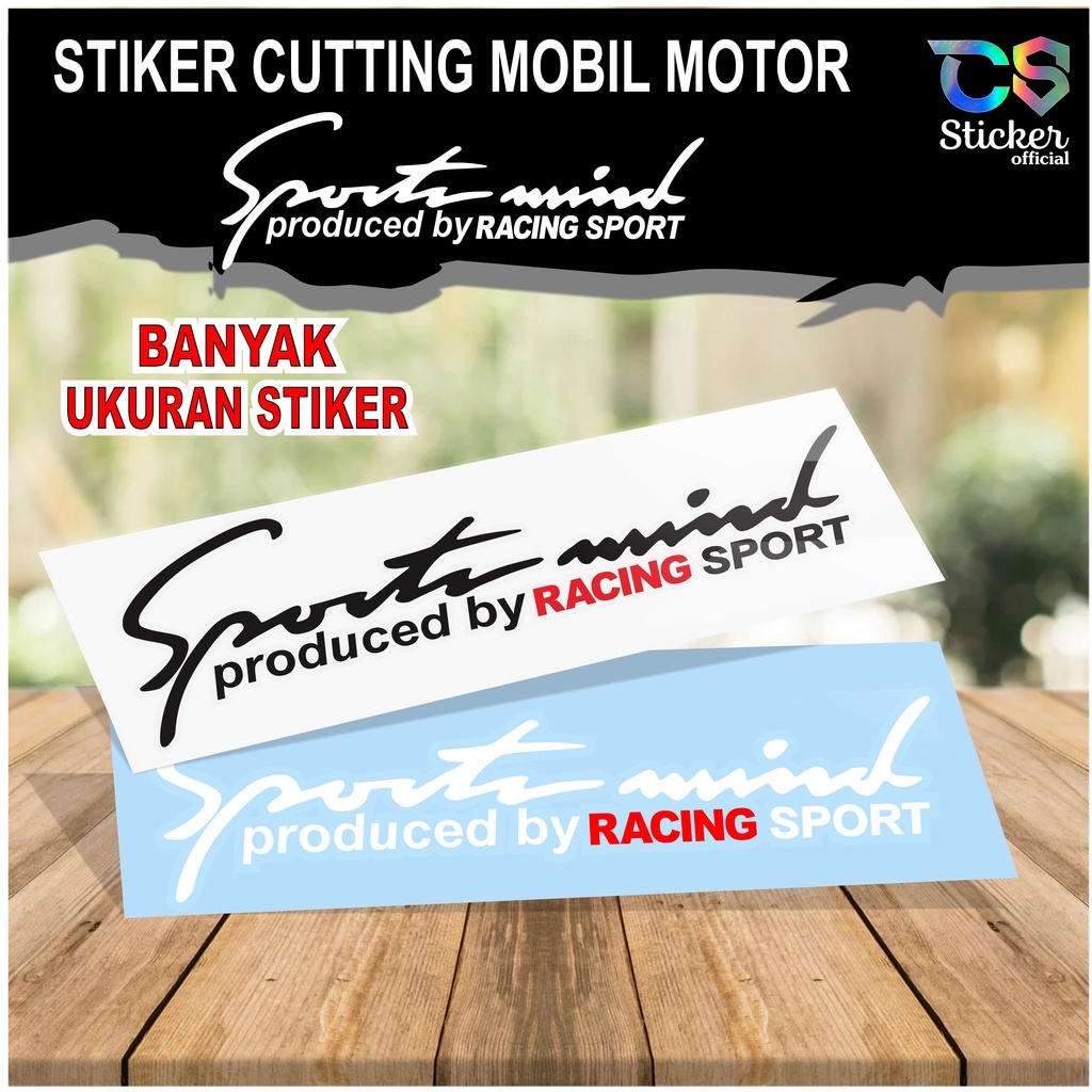 Jual stiker sport mind stiker mobil motor sport | Shopee Indonesia