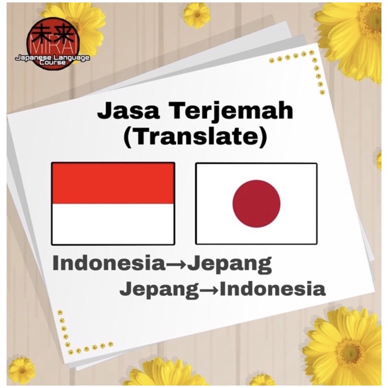 Jual Jasa Translate Bahasa Indonesia ke Bahasa Jepang dan bahasa Jepang ...