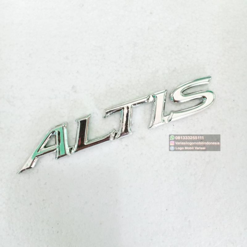 Jual Emblem logo corolla ALTIS toyota ukuran original bagasi | Shopee ...