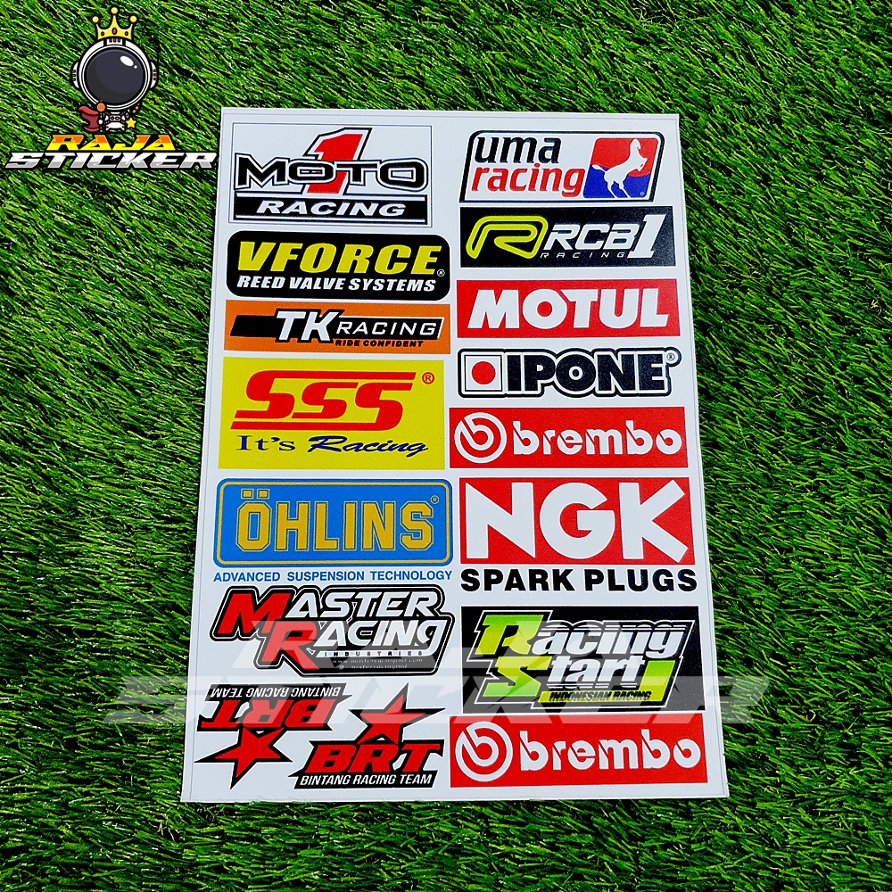 Jual STIKER Sticker Pack Motor Stiker Racing Stiker Motor Sticker Motor ...