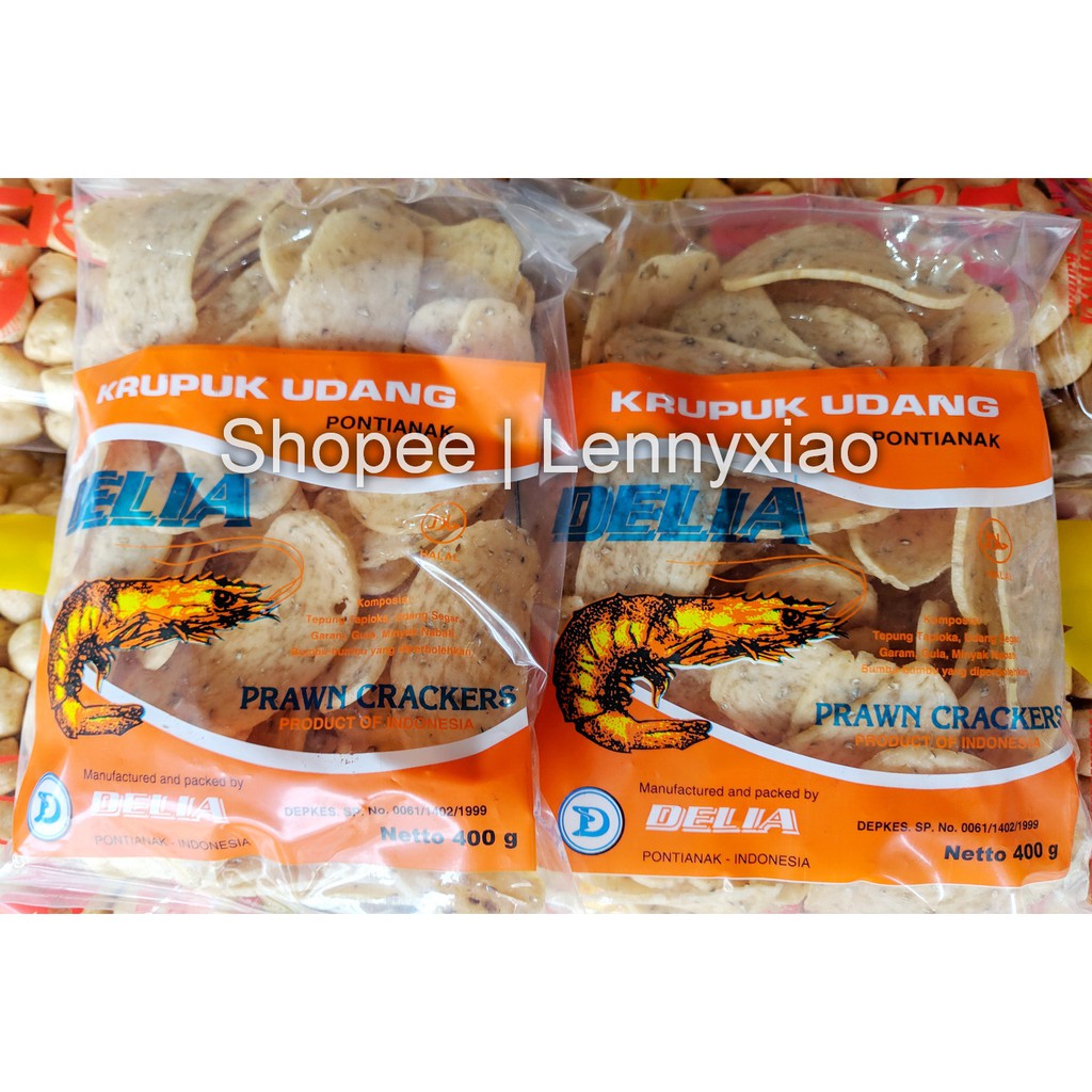 Jual BARU - Kerupuk Udang DELIA Sahang Biji Lada Hitam Khas Pontianak ...