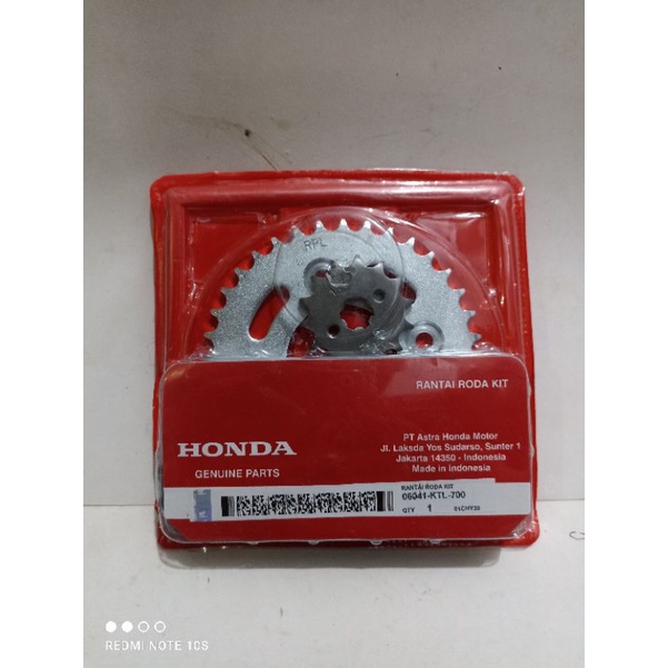 Jual GEAR SET RANTAI KIT PAKET GEAR HONDA SUPRA X 125/SUPRA FIT NEW ORI ...