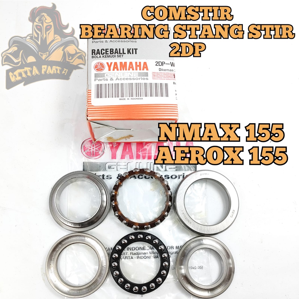 Jual COMSTIR KOMSTIR YAMAHA 2DP NMAX 155 BEARING STANG STIR KUALITAS ASLI ORIGINAL YAMAHA YGP ...
