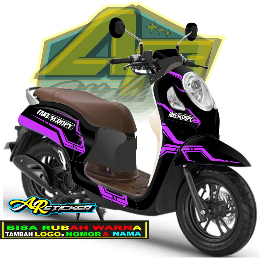 Jual Decal scoopy 2021 / STIKER SCOOPY 2021 / Decal Scoopy full body ...