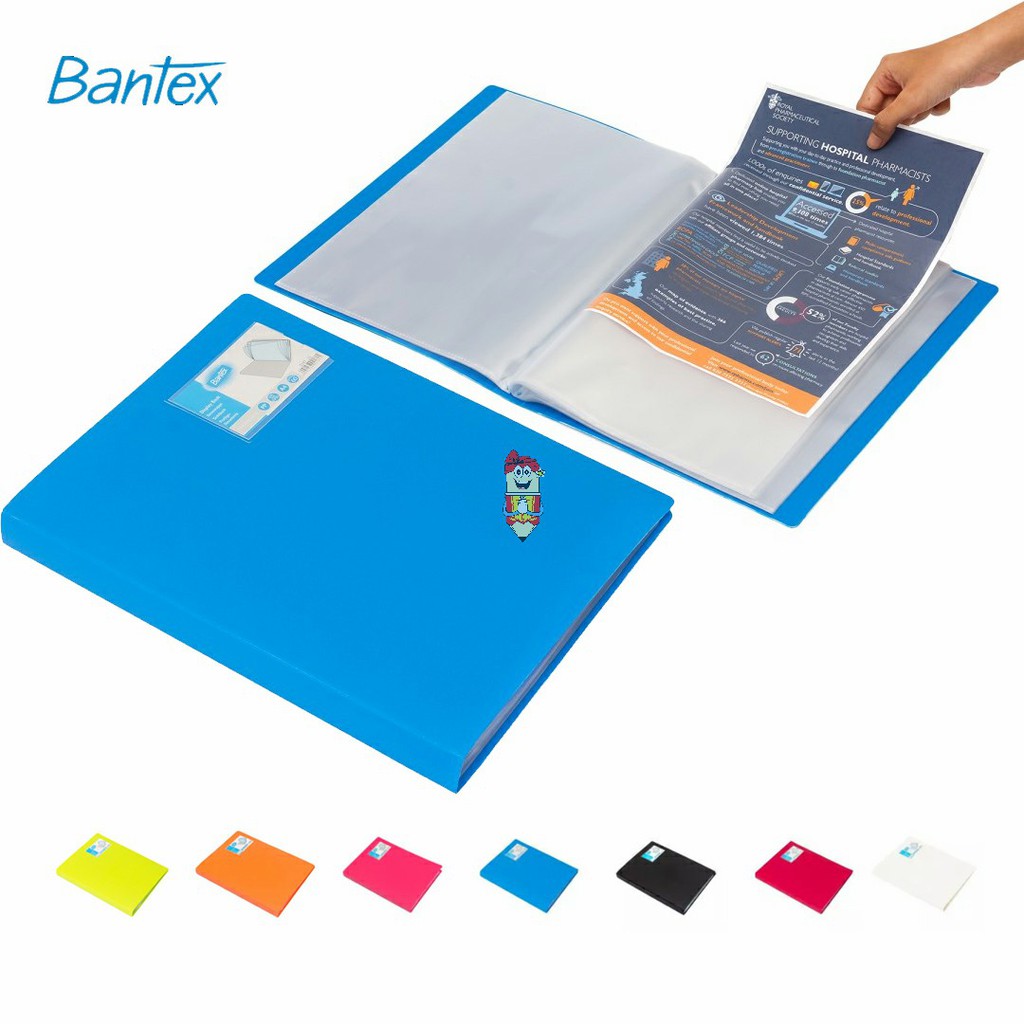 Jual Display Book / clear holder Bantex isi 60 Pockets A4 3147 | Shopee ...
