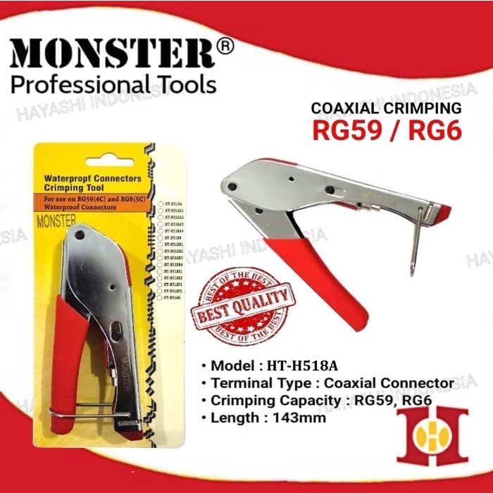 Jual TANG PRESS CRIMPING CONNECTORS HT-H518A | Shopee Indonesia