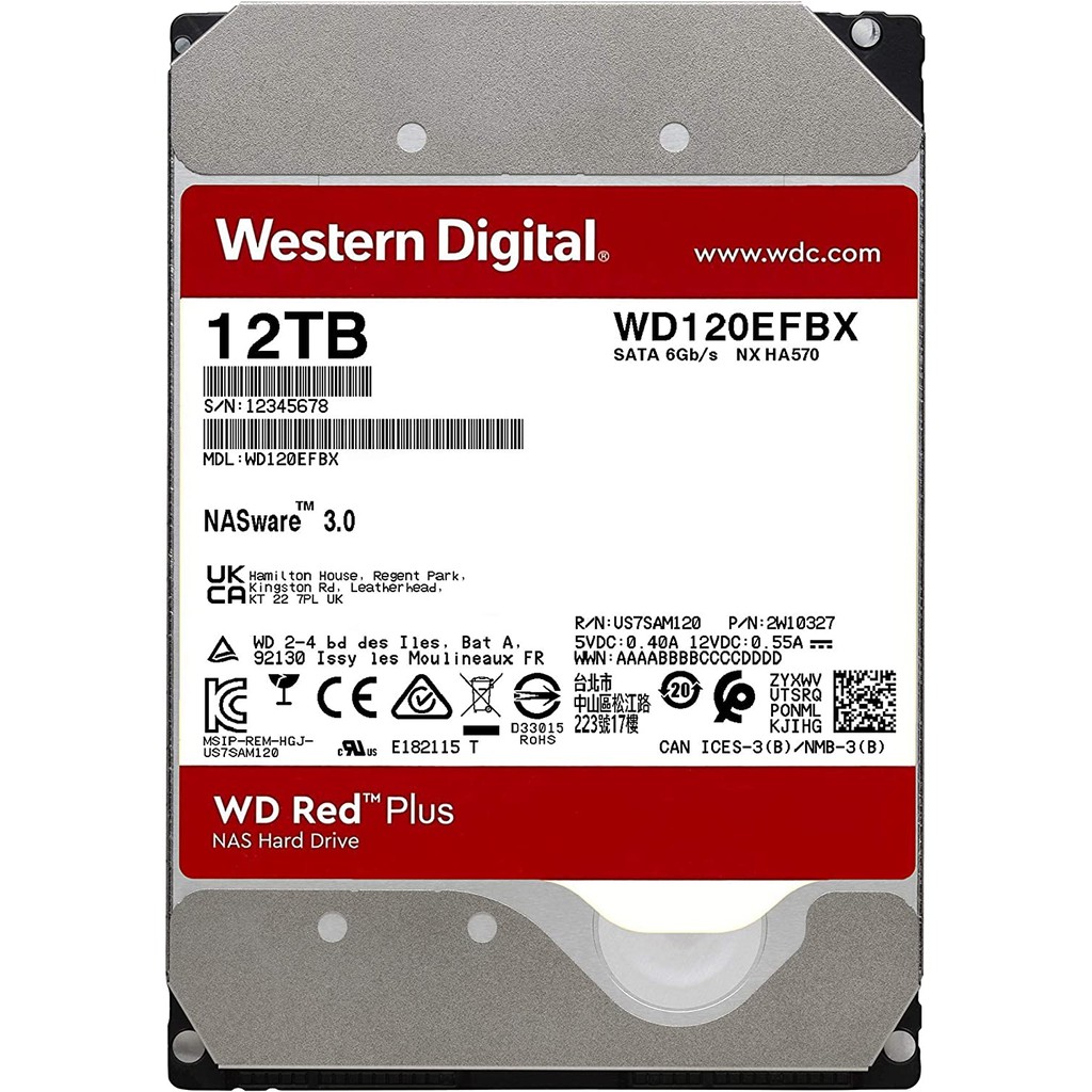Jual WD RED WD120EFAX 12 TB 3,5" NAS HARD DRIVE WD RED 12TB | Shopee ...