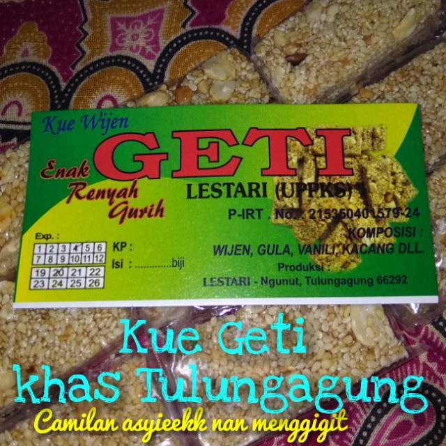 Jual Kue Geti Enakk khas Tulungagung | Shopee Indonesia
