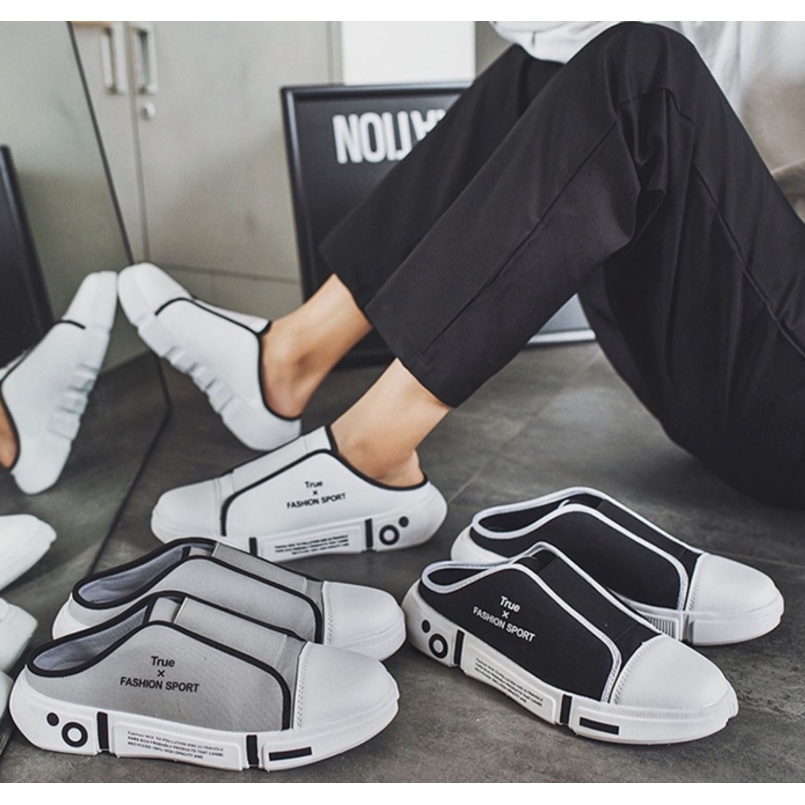 Jual Slop Selop Sepatu Sandal Pria Cowok True Fashion Sport Keren Men ...
