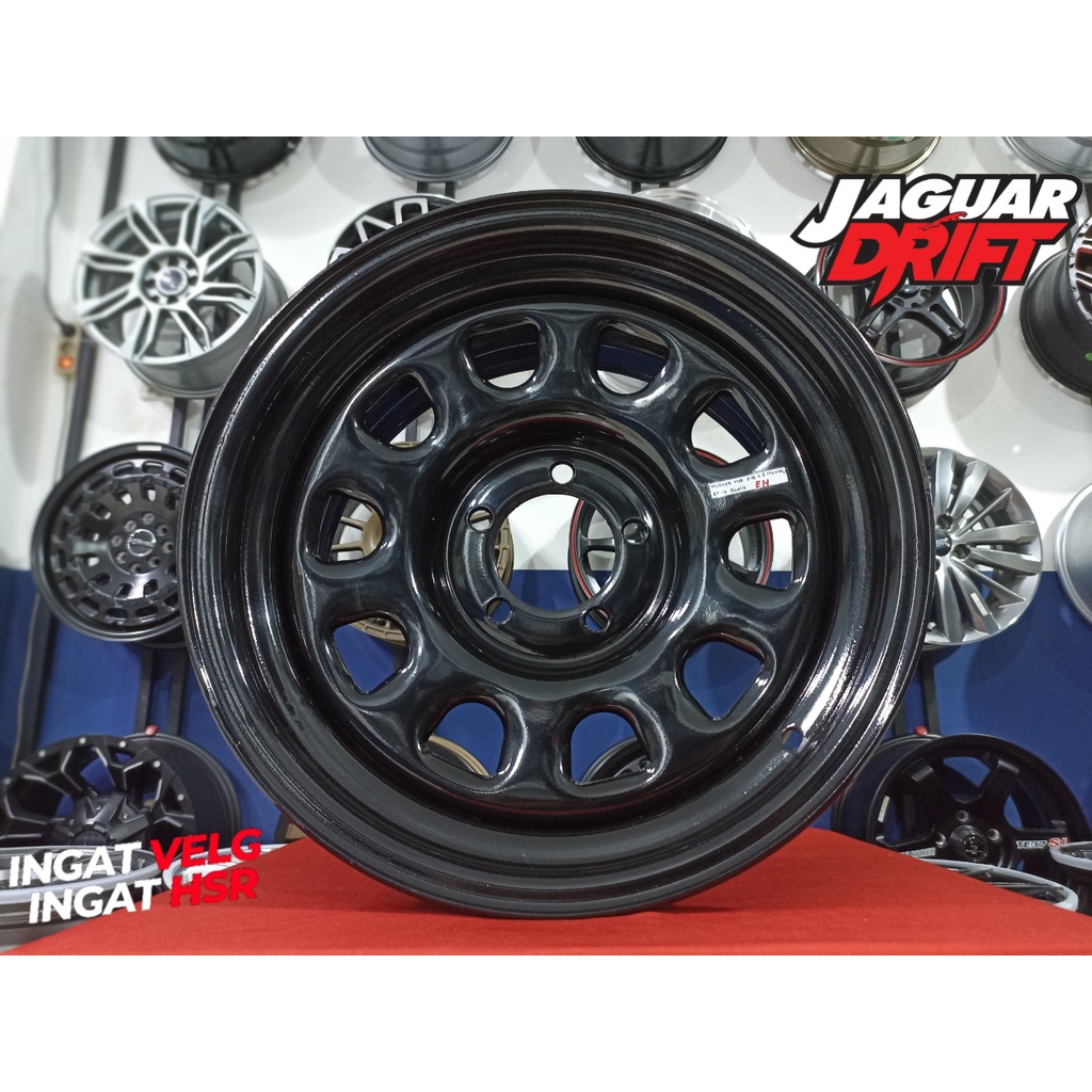Jual Velg Kaleng Daytona R16 X 8 Pcd 5 X 114.3 ET 15 Black Cocok Buat ...