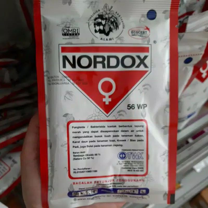 Jual Nordox 56WP 100gram Fungisida + Bakterisida Obat Jamur Tanaman ...