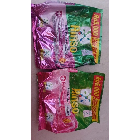 Jual RINSO MOLTO DETERJEN BUBUK 5000 an / RINSO BUBUK DETERJEN PLUS ...