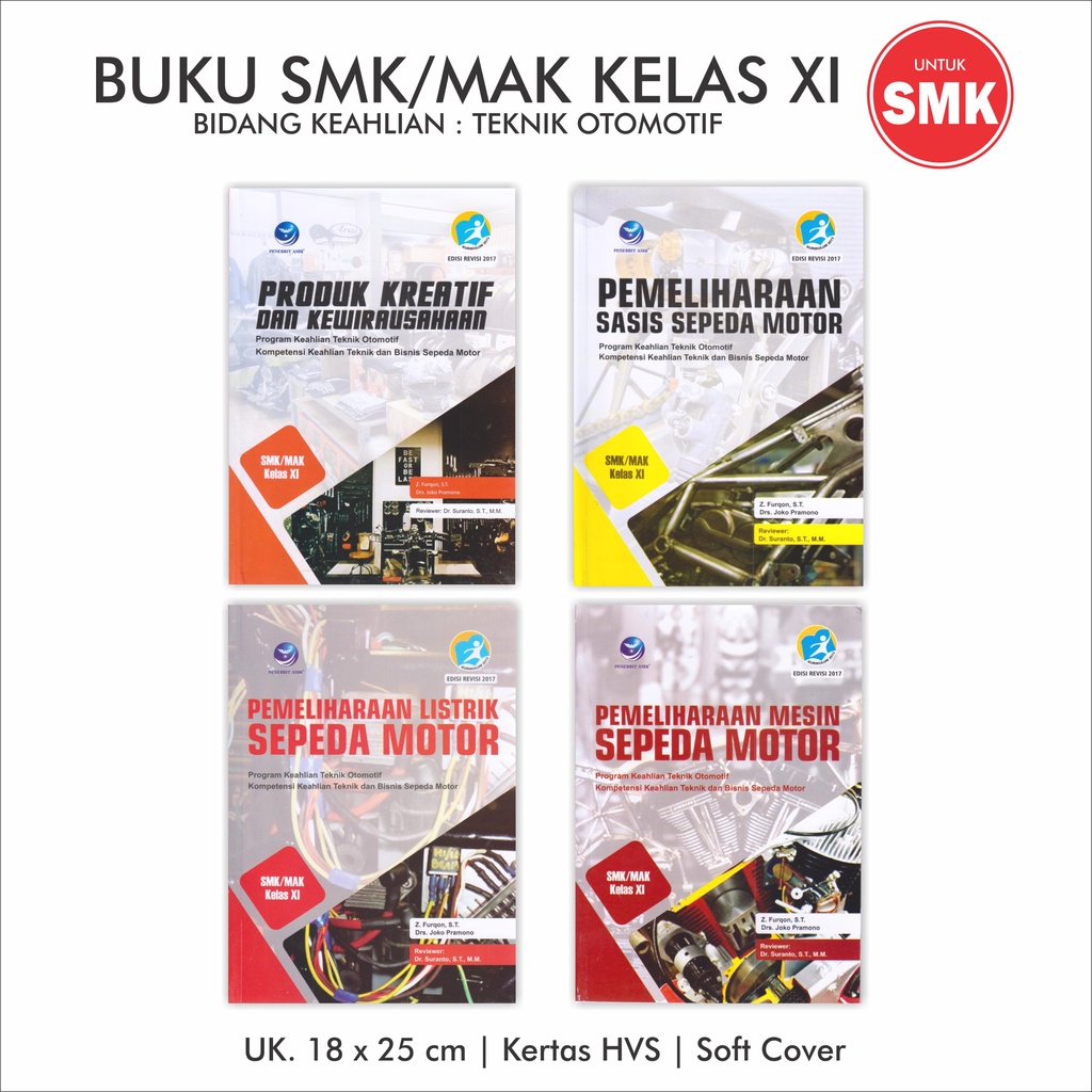 Jual Buku SMK : Keahlian Teknik otomotif SMK MAK Kelas XI Revisi 2017 Produk Kreatif ...
