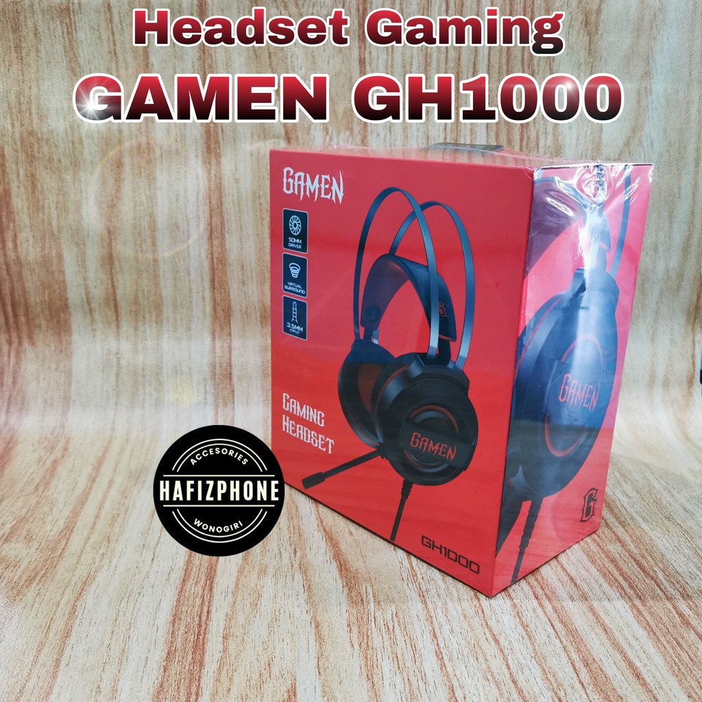 Jual HEADPHONE GAMEN Headset Gaming GH1000 Headphone E-Sports Noise ...