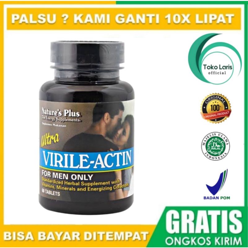 Jual OBAT KUAT - TERBAIK NATURES PLUS ULTRA VIRILE ACTIN ISI 60 TABLET ...