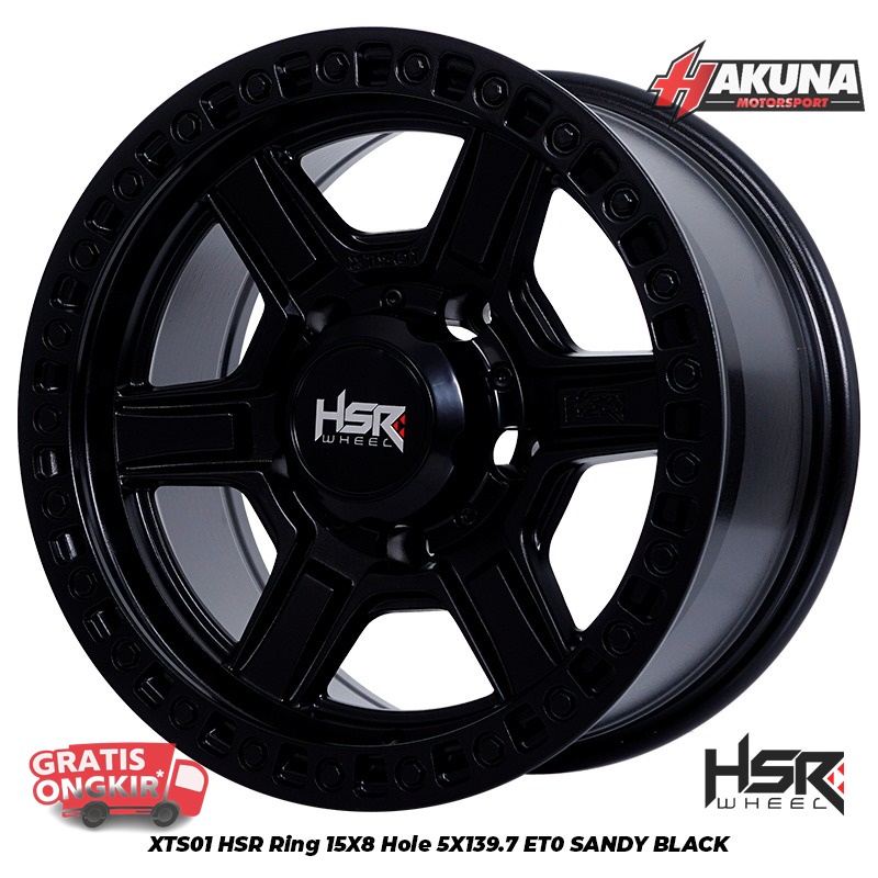 Jual Velg Mobil R15 Model Offroad HSR XTS01 Ring 15 Pelek Katana Jeep ...