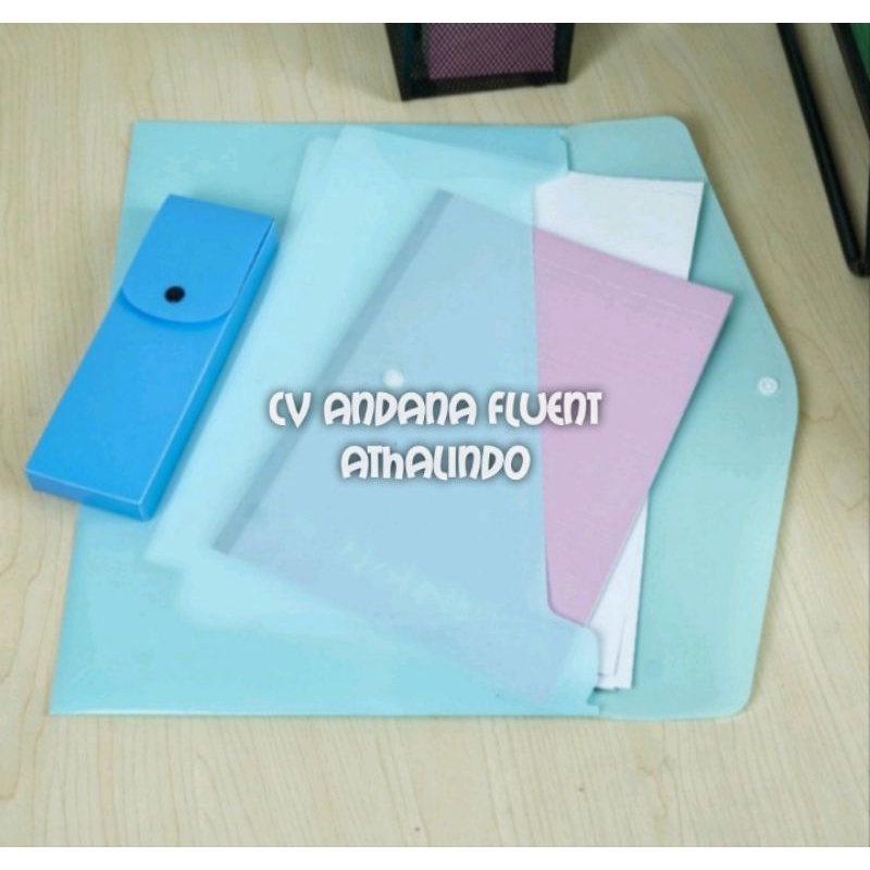 Jual map kancing map plastik tas dokumen data merk joyko | Shopee Indonesia