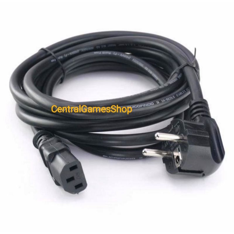 Jual Kabel Ac power original ps4 pro dan ps3 fat | Shopee Indonesia