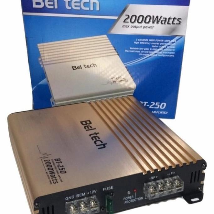 Jual Power Amplifier Beltech Bt 250 Mosfet 2 Channel | Shopee Indonesia