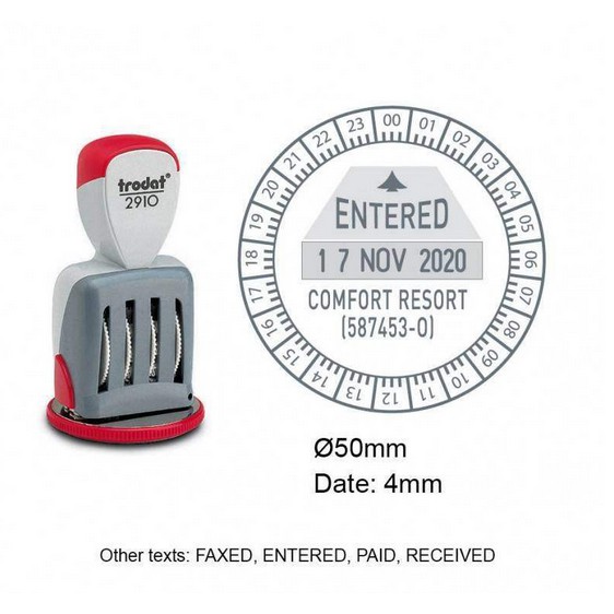 Jual Trodat Stempel Tanggal Bulan Tahun / Stempel Lunas Plus Tanggal TR ...