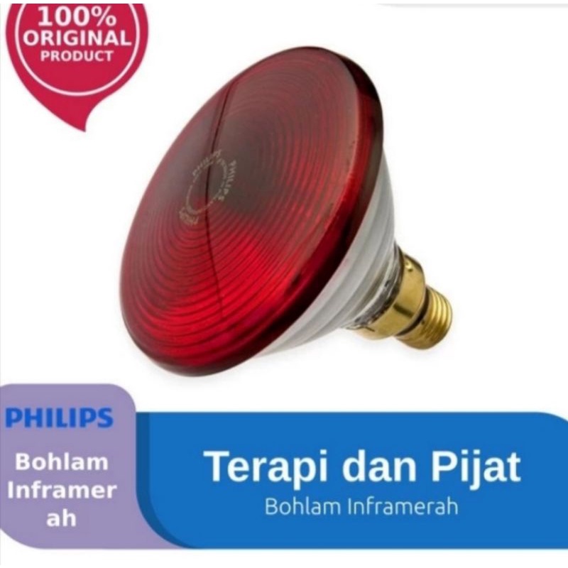 Jual Lampu Infrared Terapi Philips 150wt / Lampu kesehatan | Shopee ...