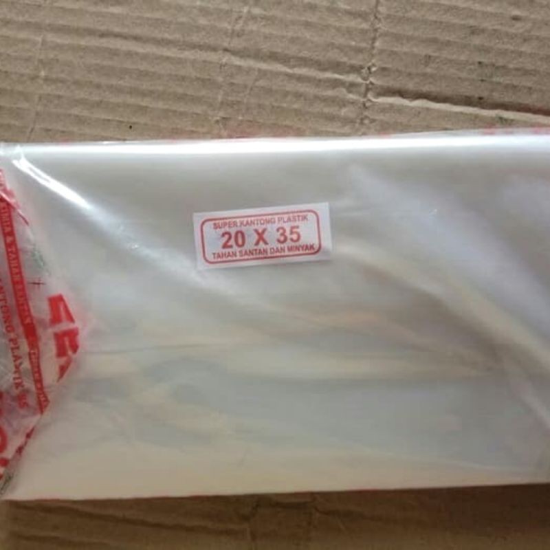 Jual Plastik PE uk 2kg /20x35, Kantong Gula, Plastik Es, Plastik Putih | Shopee Indonesia