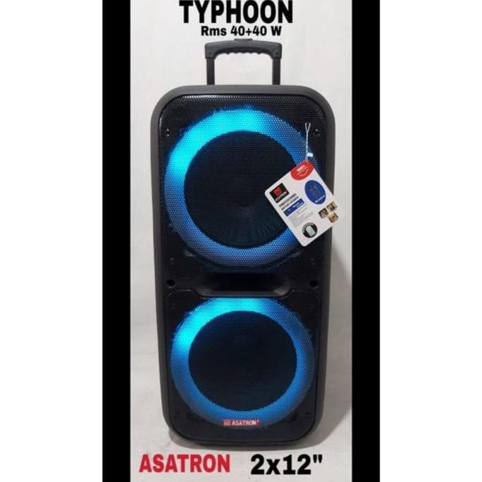Jual Speaker Asatron Typhoon 2 x 12inch | Shopee Indonesia