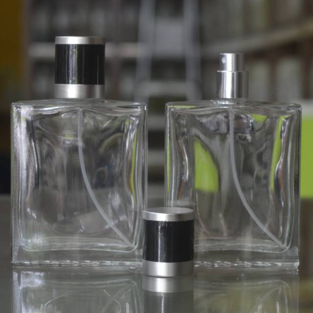 Jual Botol parfum semprot / spray kaca kotak 100ml (Px94) | Shopee ...
